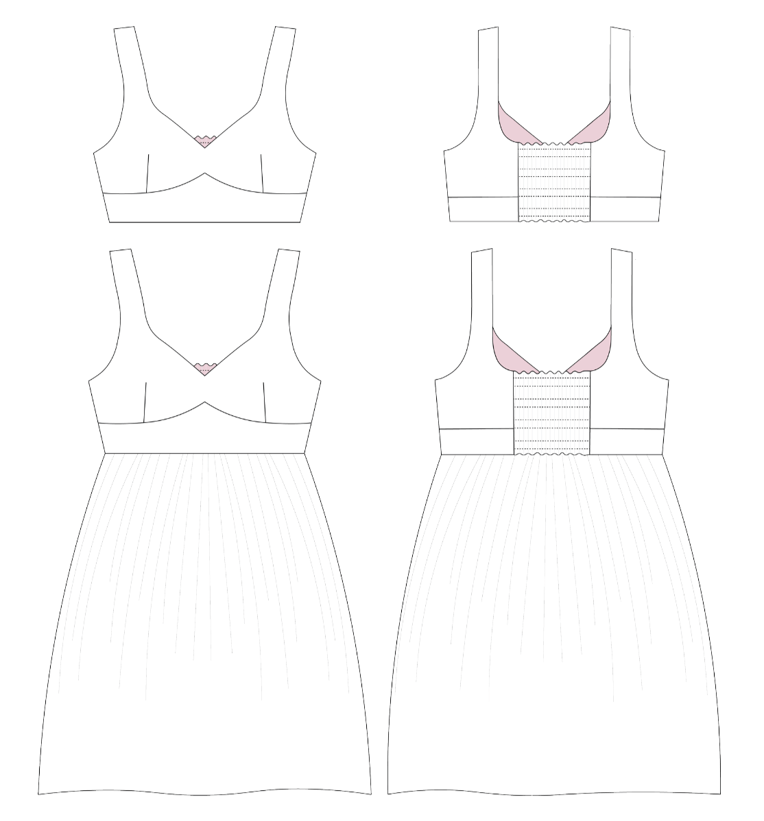 Two Faced Top PDF Sewing Pattern – Gracie Steel