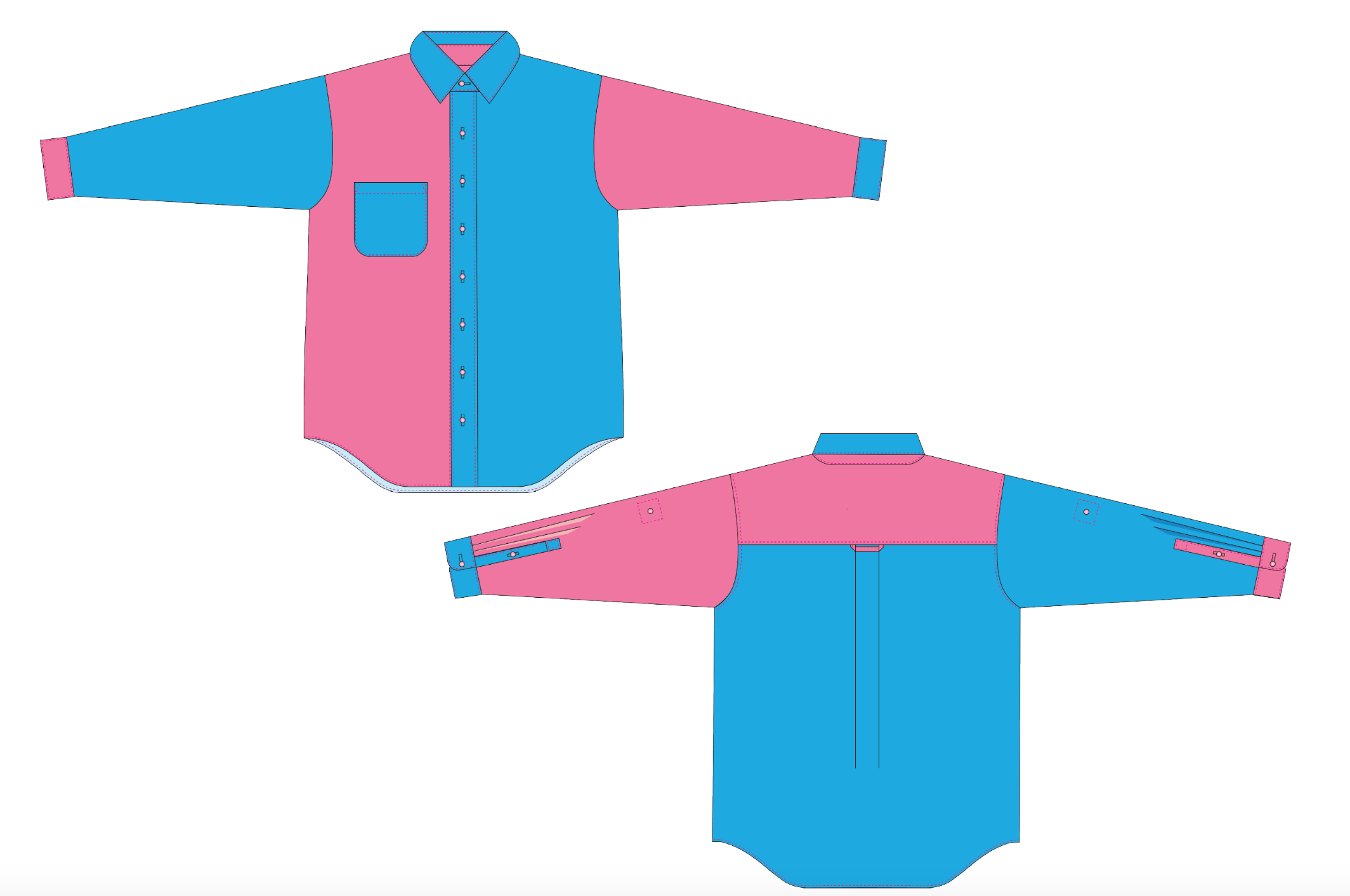 Locker Loop Shirt PDF Sewing Pattern – Gracie Steel